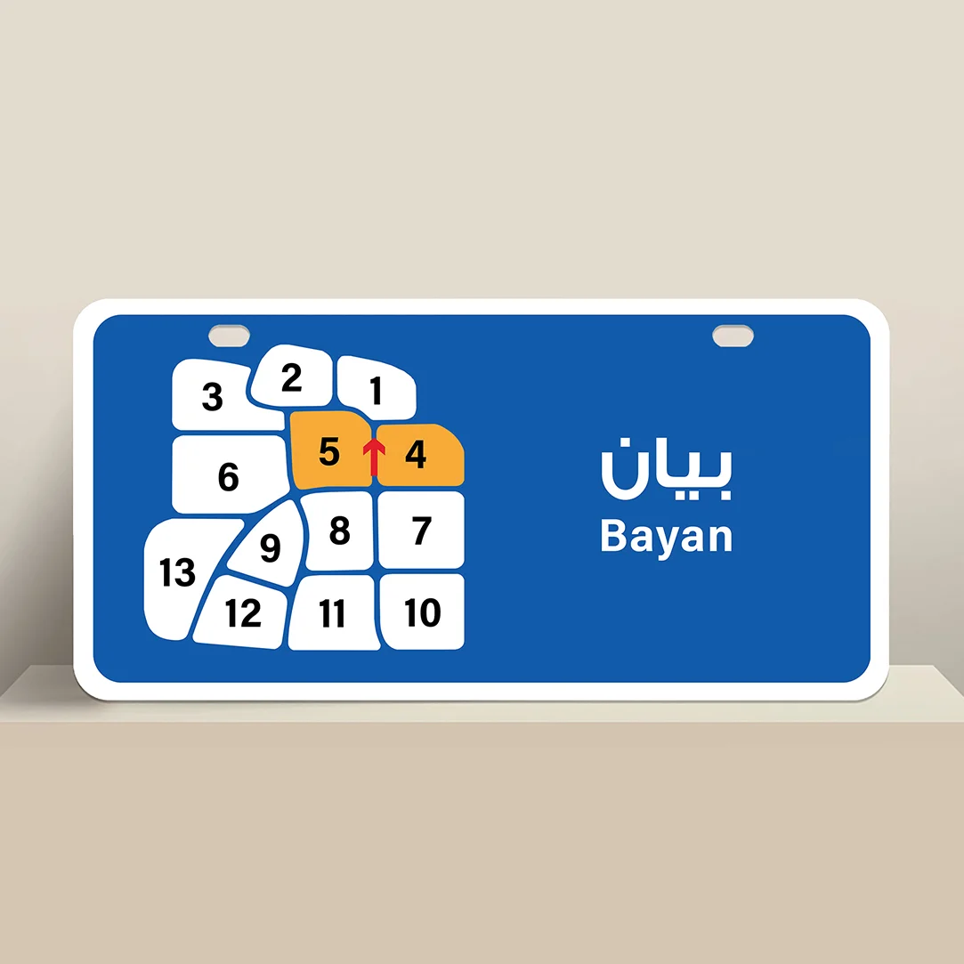 Bayan Area Blocks Guide Plate