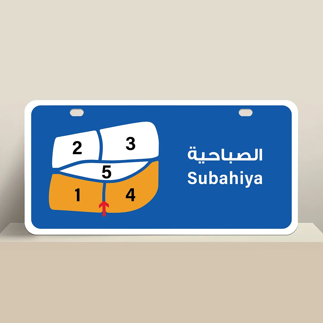 Subahiya Area Blocks Guide Plate